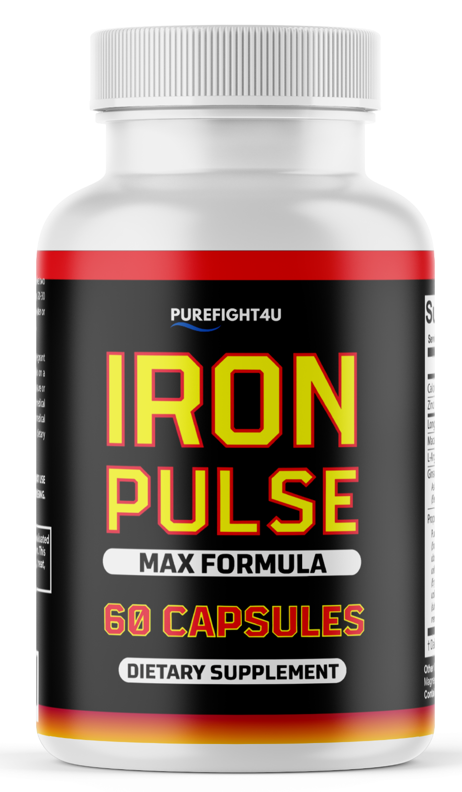 Iron Pulse Male Performance Formula Maximum Strength Supplement- 60 Ta ...