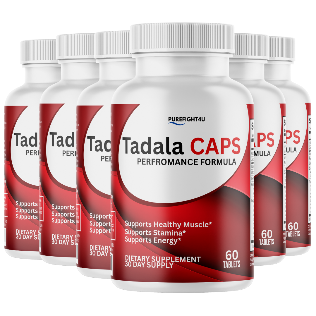 Tadala Caps Male Performance Formula Maximum Strength Supplement- 6 Bo ...