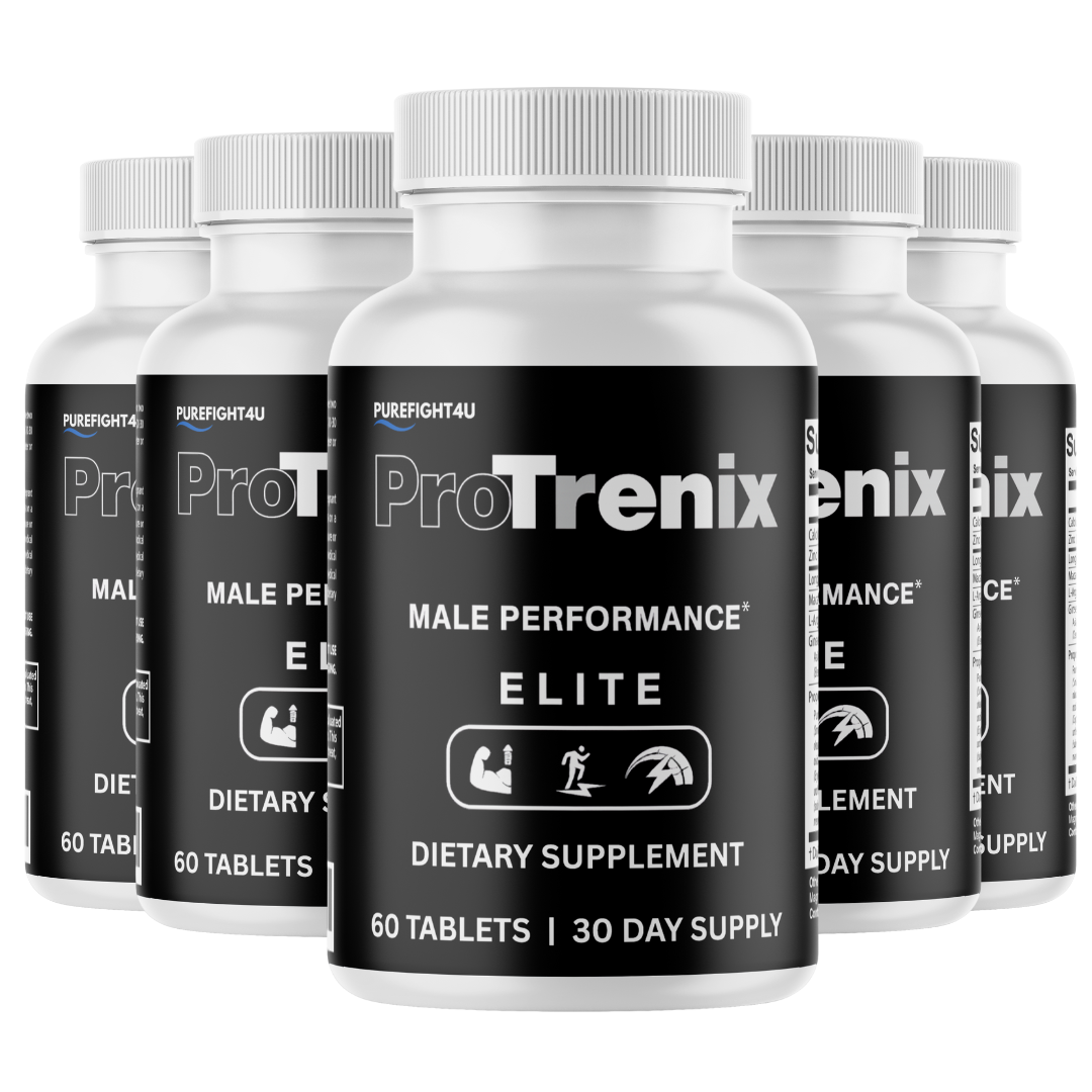 ProTrenix Male Tablets Support for Energy, Vitality & Stamina - 5 Bott ...