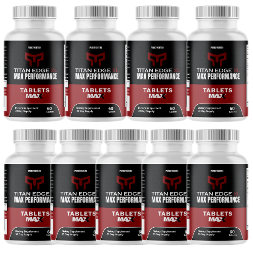 Titan Edge XL Male Max Performance Maximum Strength Supplement - 9 Bot ...
