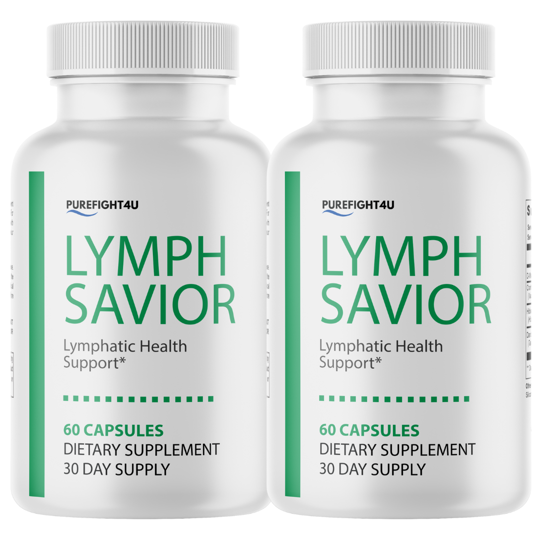 Lymph Savior Supplement Capsules for Lymphatic Health Support - 2 Bott ...