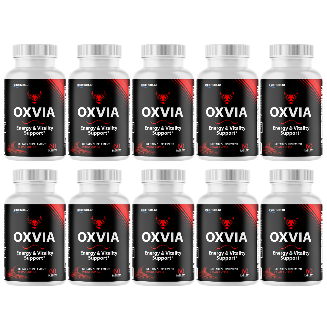 Oxvia Male Performance Maximum Strength Formula Supplement - 10 Bottle ...