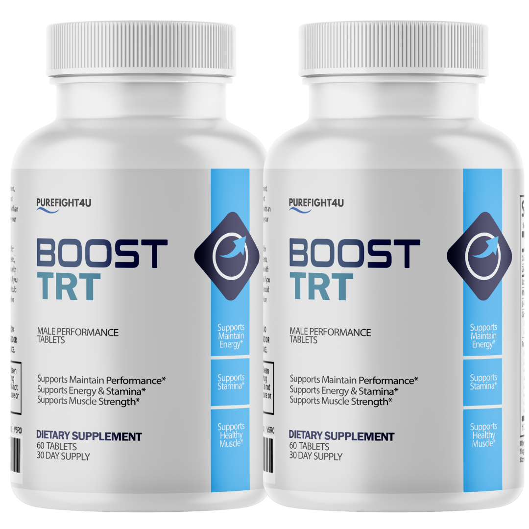 Boost TRT Male Performance Maximum Strength Supplement - 2 Bottles ...