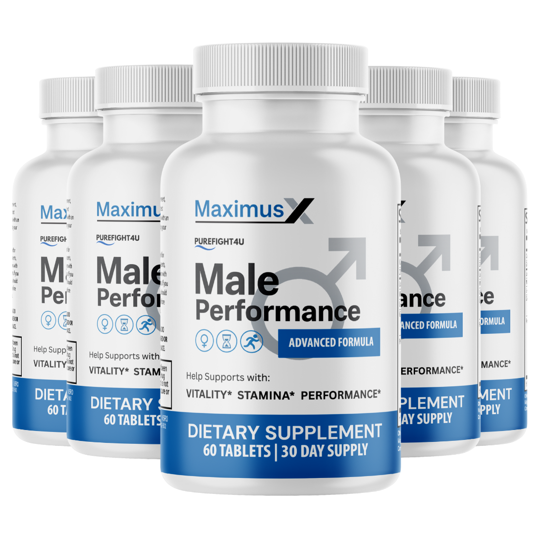Maximus X Tablets Male Performance Maximum Strength Supplement - 5 Bot ...