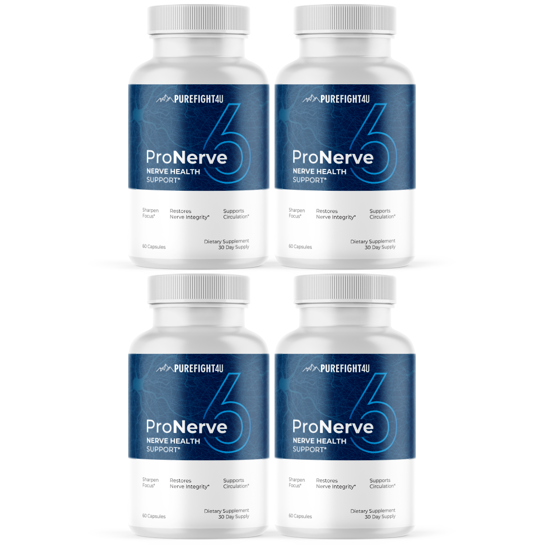 ProNerve 6 | Supports Nerve Function & Circulatory Formula 4 Bottles ...
