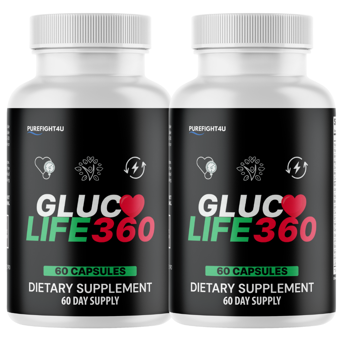 Gluco Life 360 Capsules Support for Blood Health Supplement - 2 Bottle ...