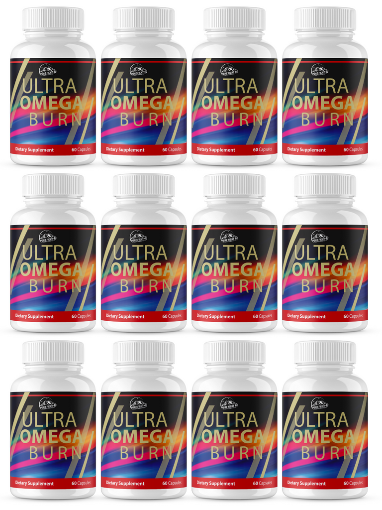 Ultra Omega Burn Dietary Supplement - 12 Bottles 720 Capsules – purefight4u
