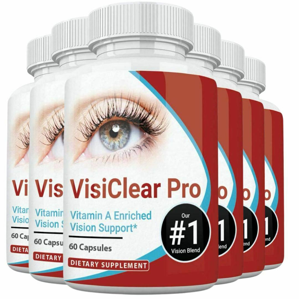 6 Bottles VisiClear Pro Advanced Eye Health Formula 60 Capsules x 6 ...