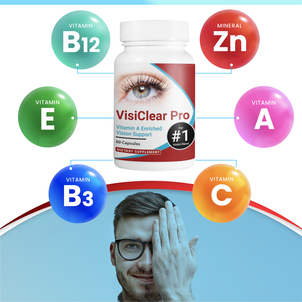 5 Bottles VisiClear Pro Advanced Eye Health Formula 60 Capsules x 5 ...