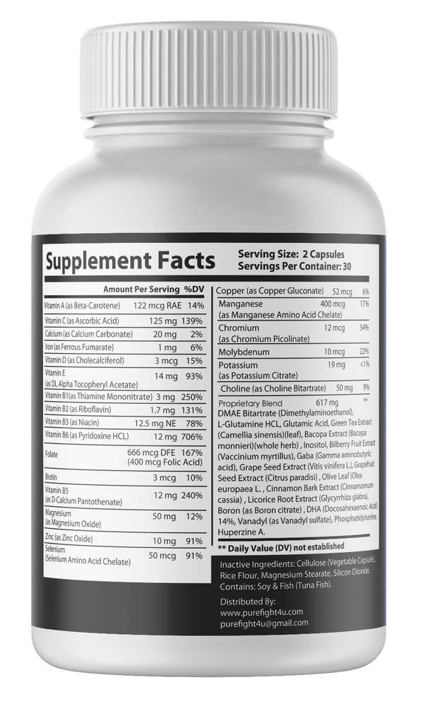 CogniMax Cognitive Support - 3 Bottles 180 Capsules – purefight4u