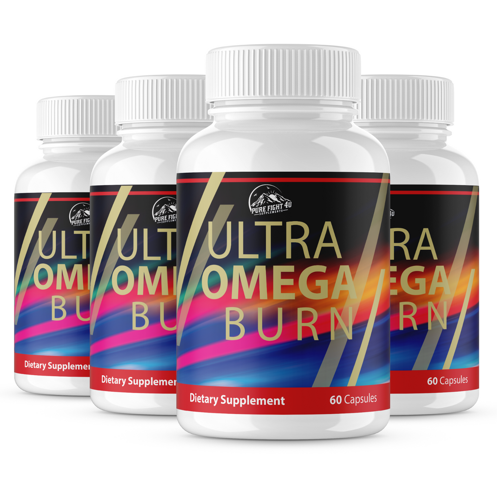 Ultra Omega Burn Dietary Supplement - 4 Bottles 240 Capsules – purefight4u