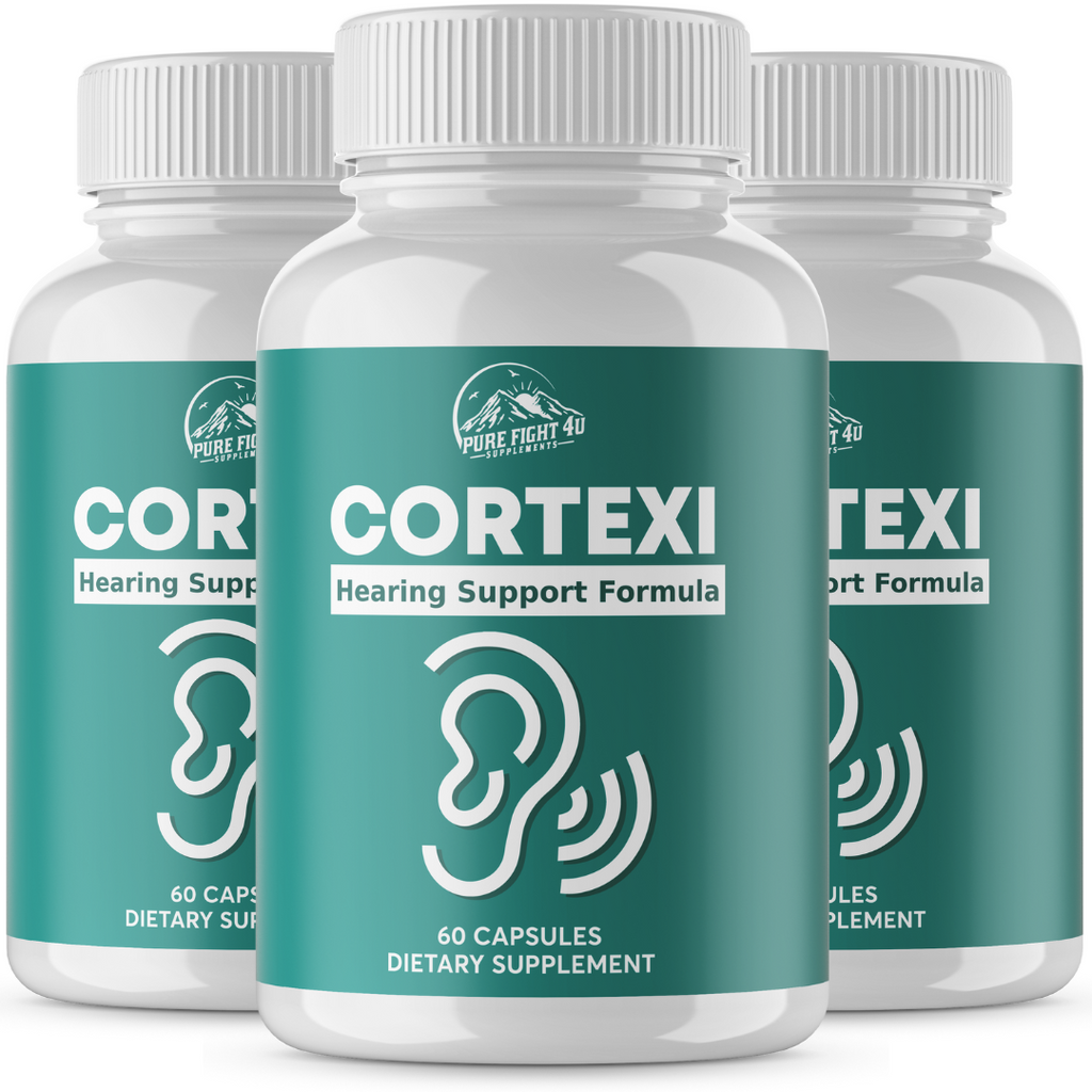 Cortexi Hearing Support Formula 3 Bottles 180 Capsules – purefight4u Cortexi Hearing Support Formula 3 Bottles 180 Capsules – purefight4u