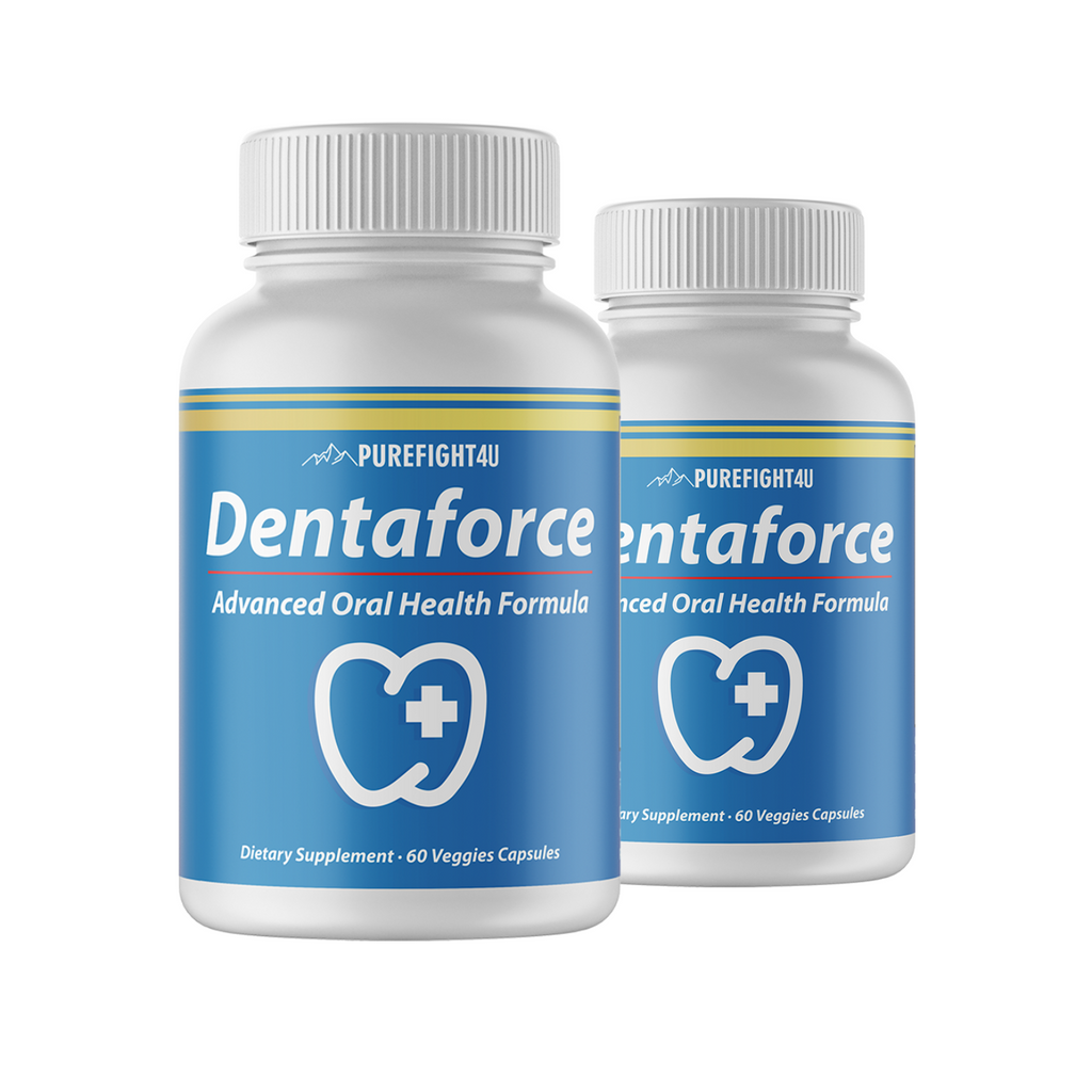 DentaForce Teeth & Gum Supplement - 2 Bottles 120 Capsules – purefight4u