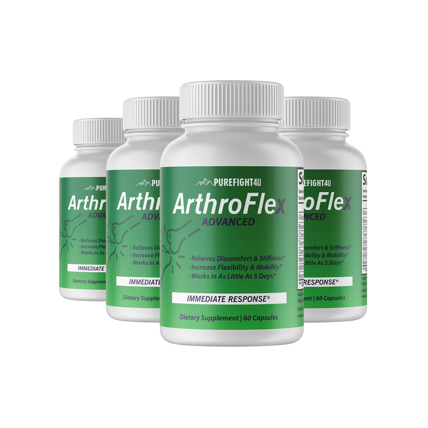 ArthroFlex Advanced - 4 Bottles 240 Capsules – purefight4u